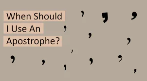 Practicing the Rules of Apostrophe Usage Quiz