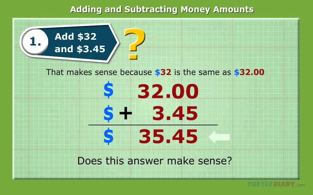 Adding Decimals: Adding Money (01/29) 6th - 8th Grade Flashcard | Wayground