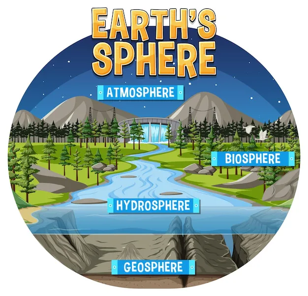 Unit 5 Earth's Spheres Checkpoint 8th Grade Flashcard | Quizizz