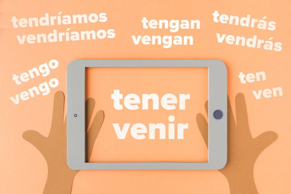 Practica - ER/IR Present Tense + Tener & Venir 9th Grade Flashcard ...