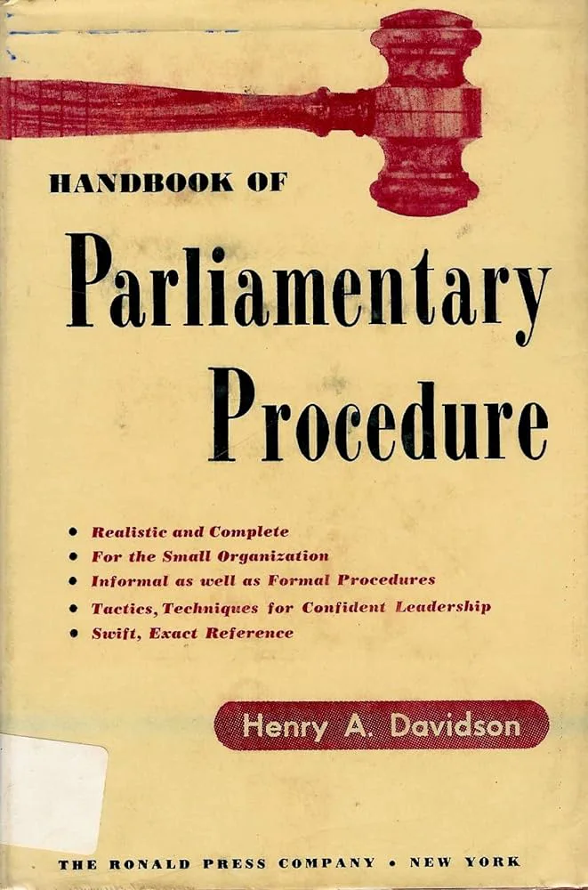 Parliamentary Procedure Test Quiz