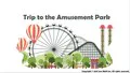 Trip to the Amusement Park (Use the number lines to solve word problems ...