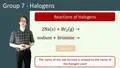 Introduction to Group 7 Elements: The Halogens Interactive Video