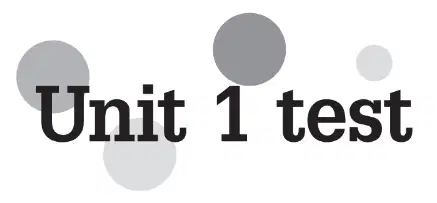 FCE UNIT 1 TEST Quiz