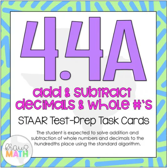 4.4A (Readiness) - 4th Grade Math STAAR Review Quiz