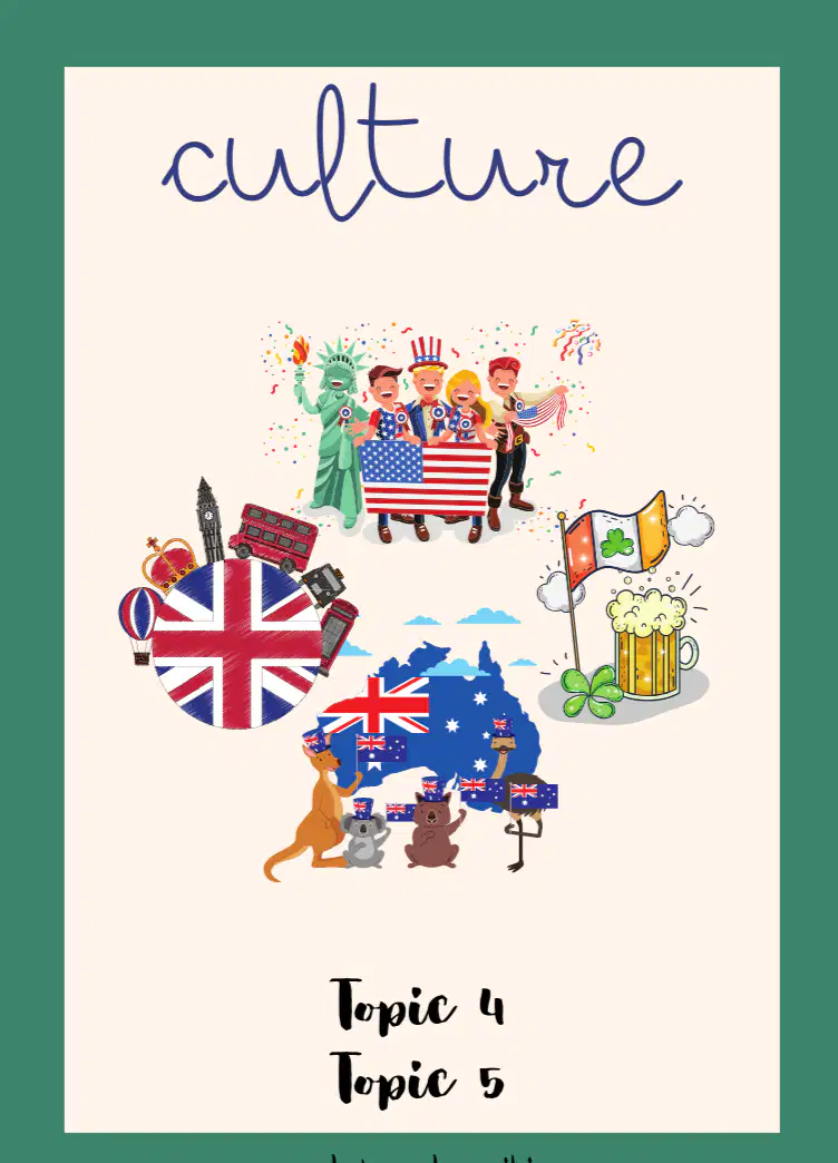 CULTURE - TOPICS 4&5 Flashcards