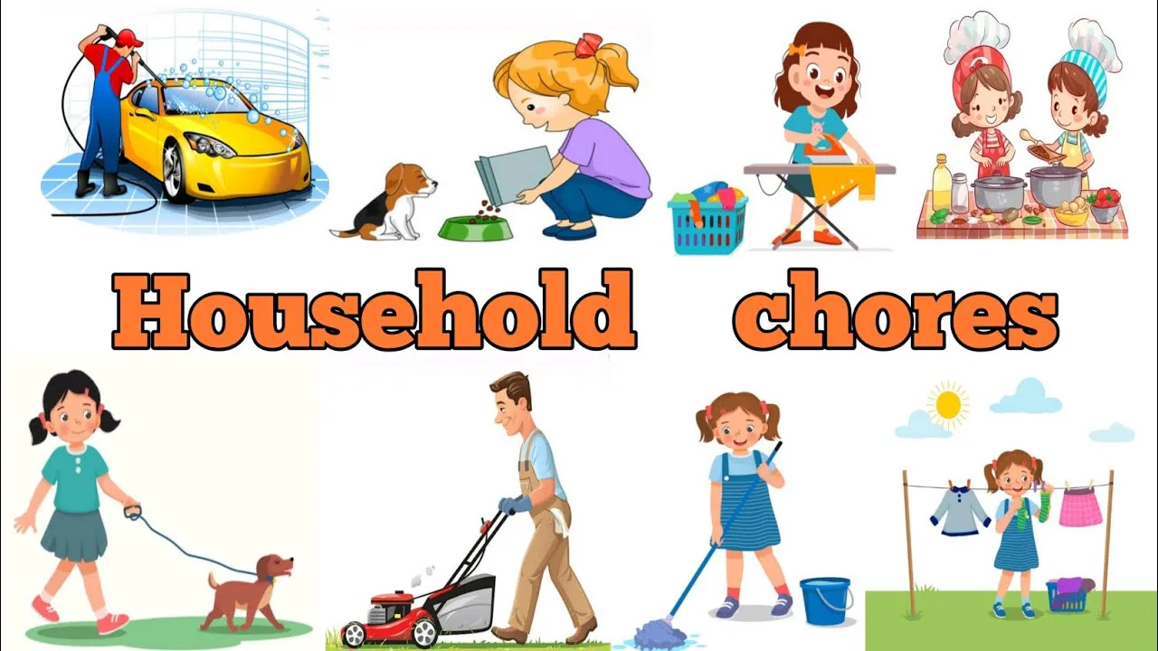 Household chores. Part 2a. Ex 1 Quiz
