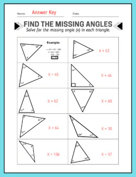 Finding Missing Angles in Triangle 8th Grade Quiz | Quizizz