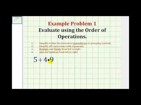 Evaluate Expressions Using the Order of Operations 9th Grade Quiz | Quizizz