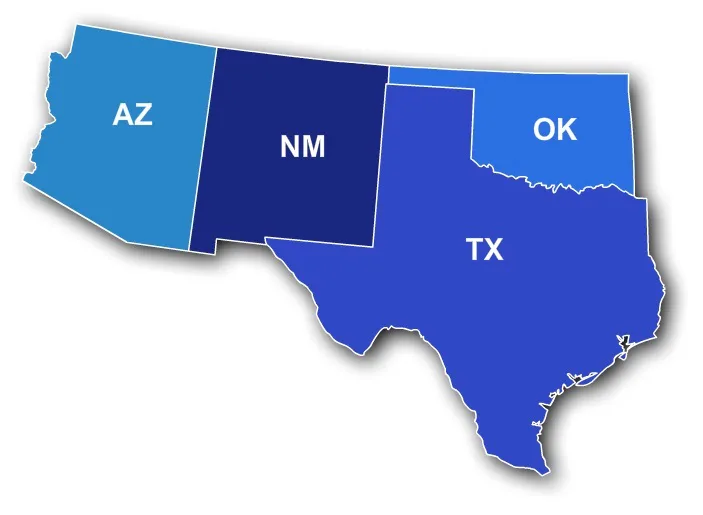 Southwest states and Capitals Quiz