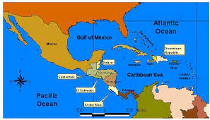 MAP FLASHCARD CARIBBEAN/CENTRAL AMERICA Flashcards